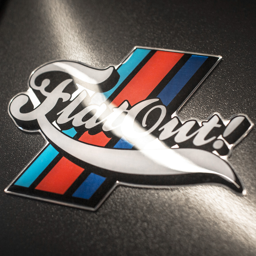 FlatOut Official Gear - BADGE FLATOUT RSR